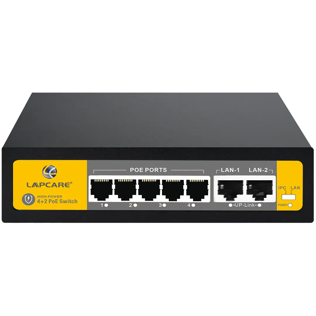 Lapcare Laplink 4+2 POE Switch (LPS42PUN)