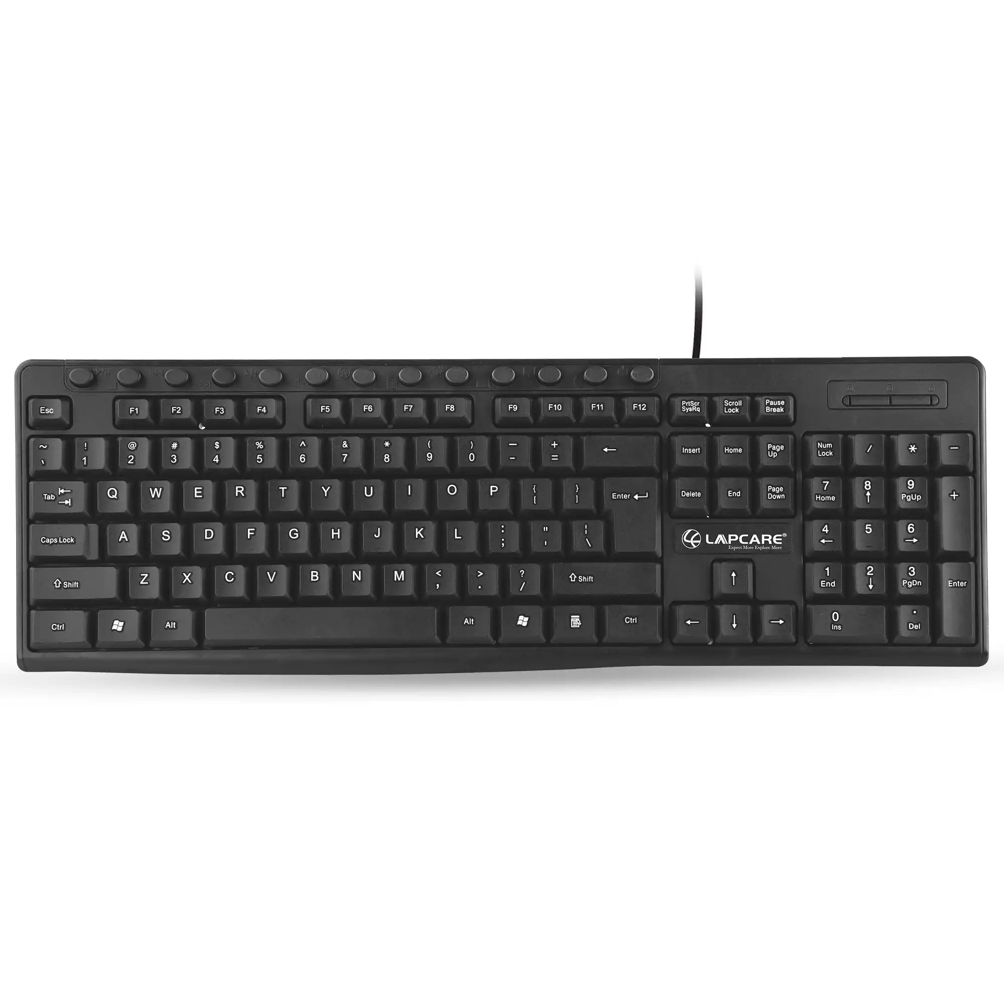 E9 - 117 Keys Wired Multimedia USB Keyboard