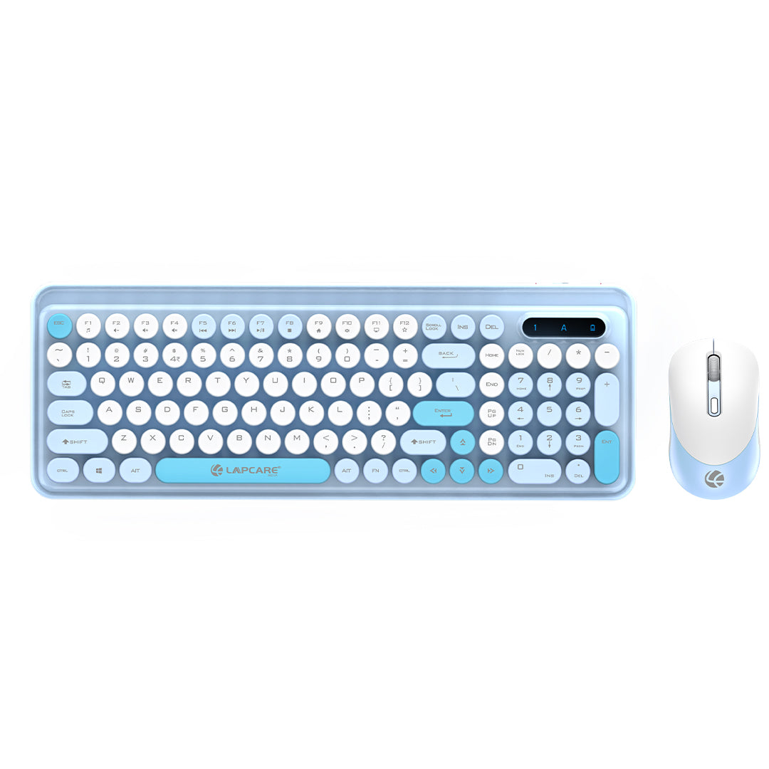Ramon 1 Wireless Keyboard & Mouse Combo with 12 Multimedia Keys & 3200