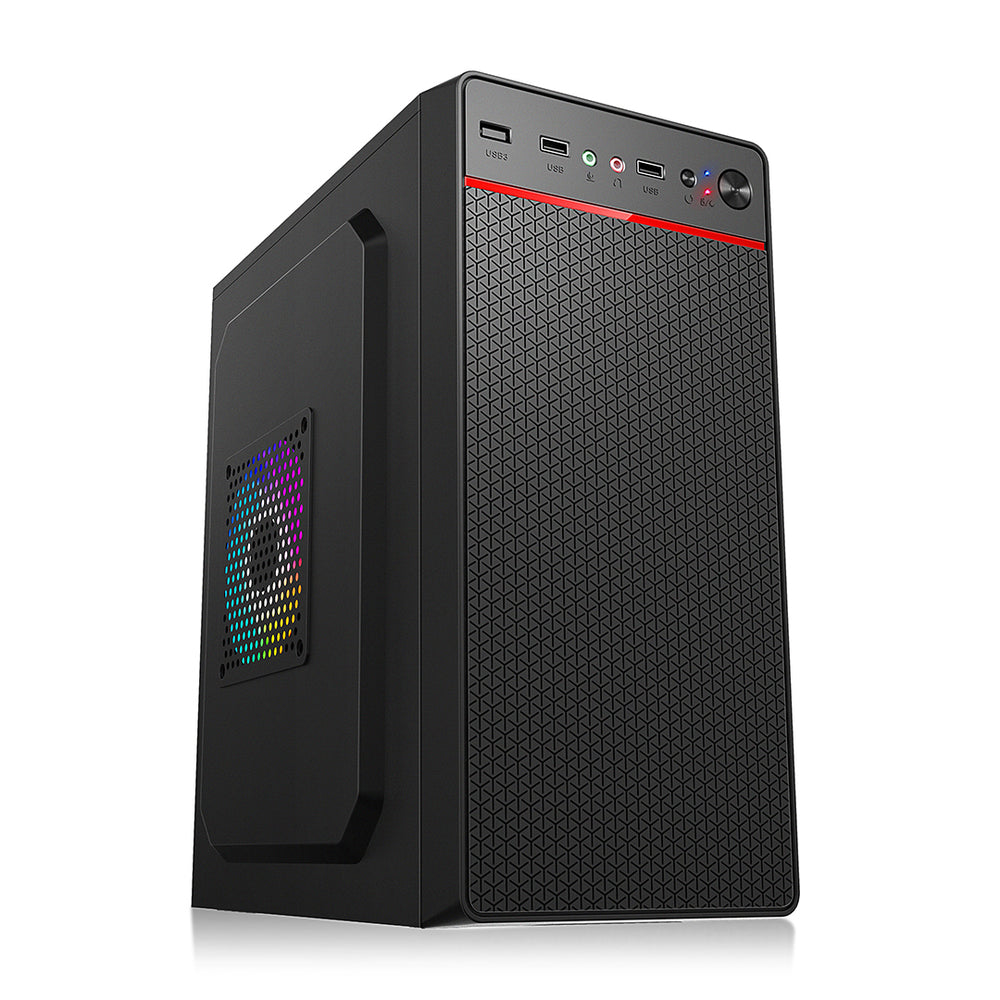 Infinity 1 Compact Micro ATX/ITX Case with Dual USB and Optimized Airf