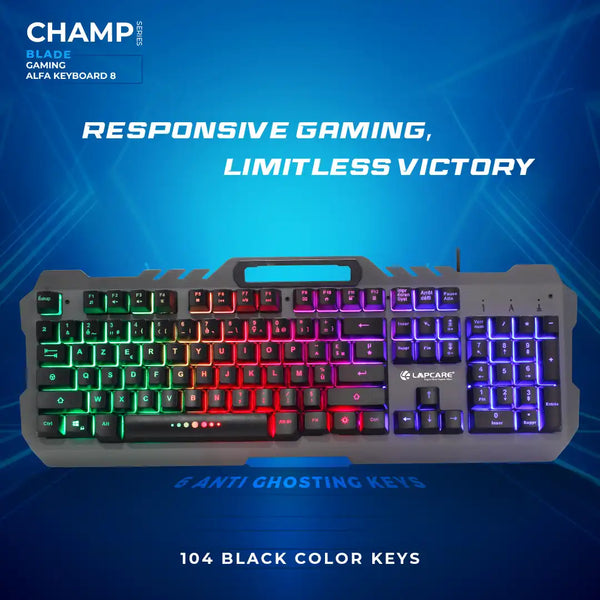 Blade Champ Gaming Membrane Keyboard Alfa-8 – lapcare.com
