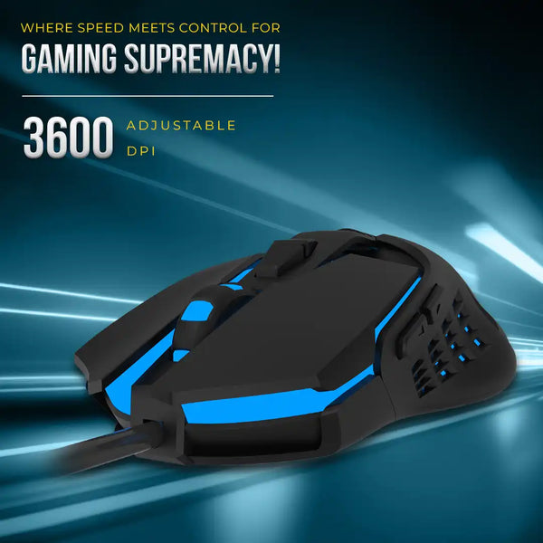 Champ LGM-105 3600dpi RBG Gaming Mouse – lapcare.com