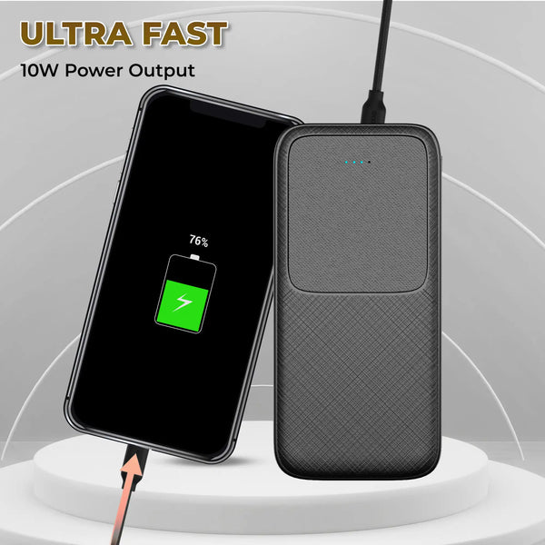 Bolt 10000mah Power Bank Black (LPB-012) – lapcare.com