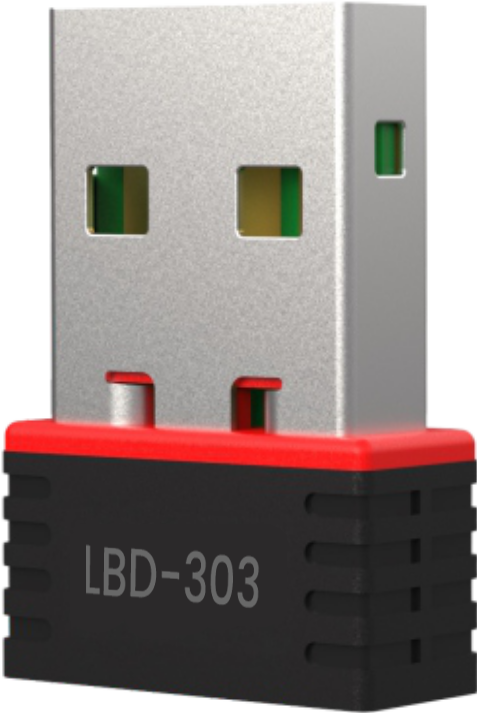Lapcare Bluetooth 4.2+ Wireless AC 650Mbps NANO USB 2.0 Adapter (LWD-3