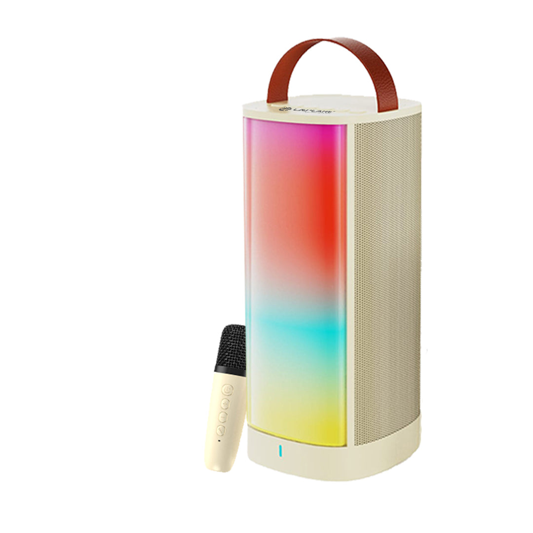 Rocker II Portable 10W BT Speaker With Mic- Cream (LBS-801)