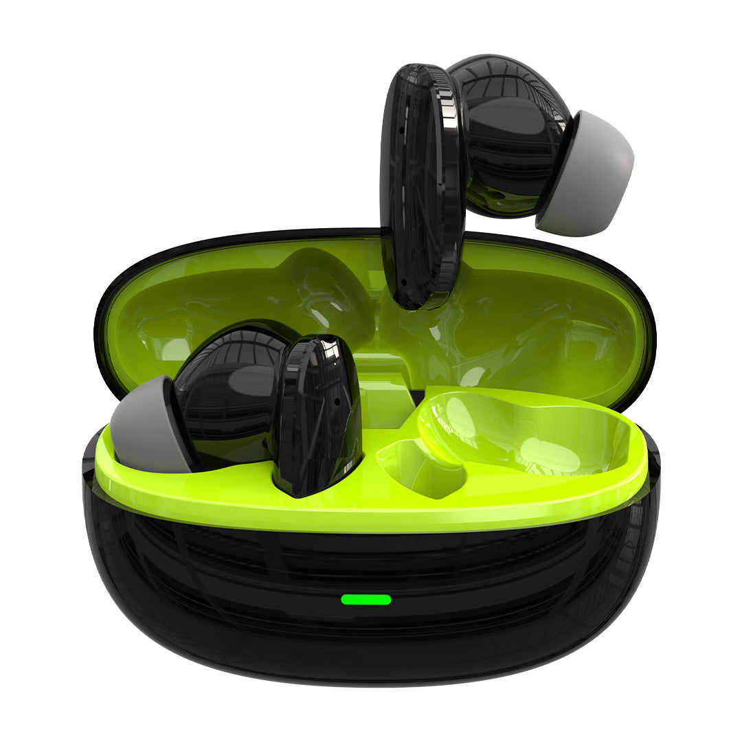 Twinbuds 6 Wireless Earbuds With Upto 24* Playtime& Low Latency- Black