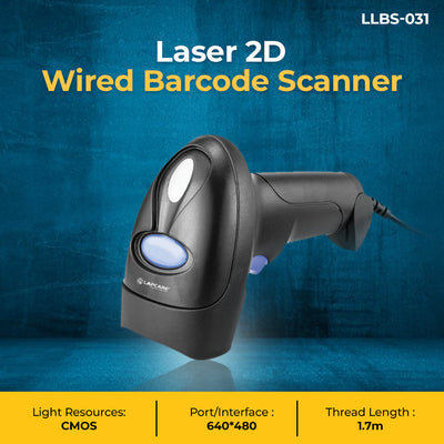 2D WIRED CMOS BARCODE SCANNER (LLBS-031)